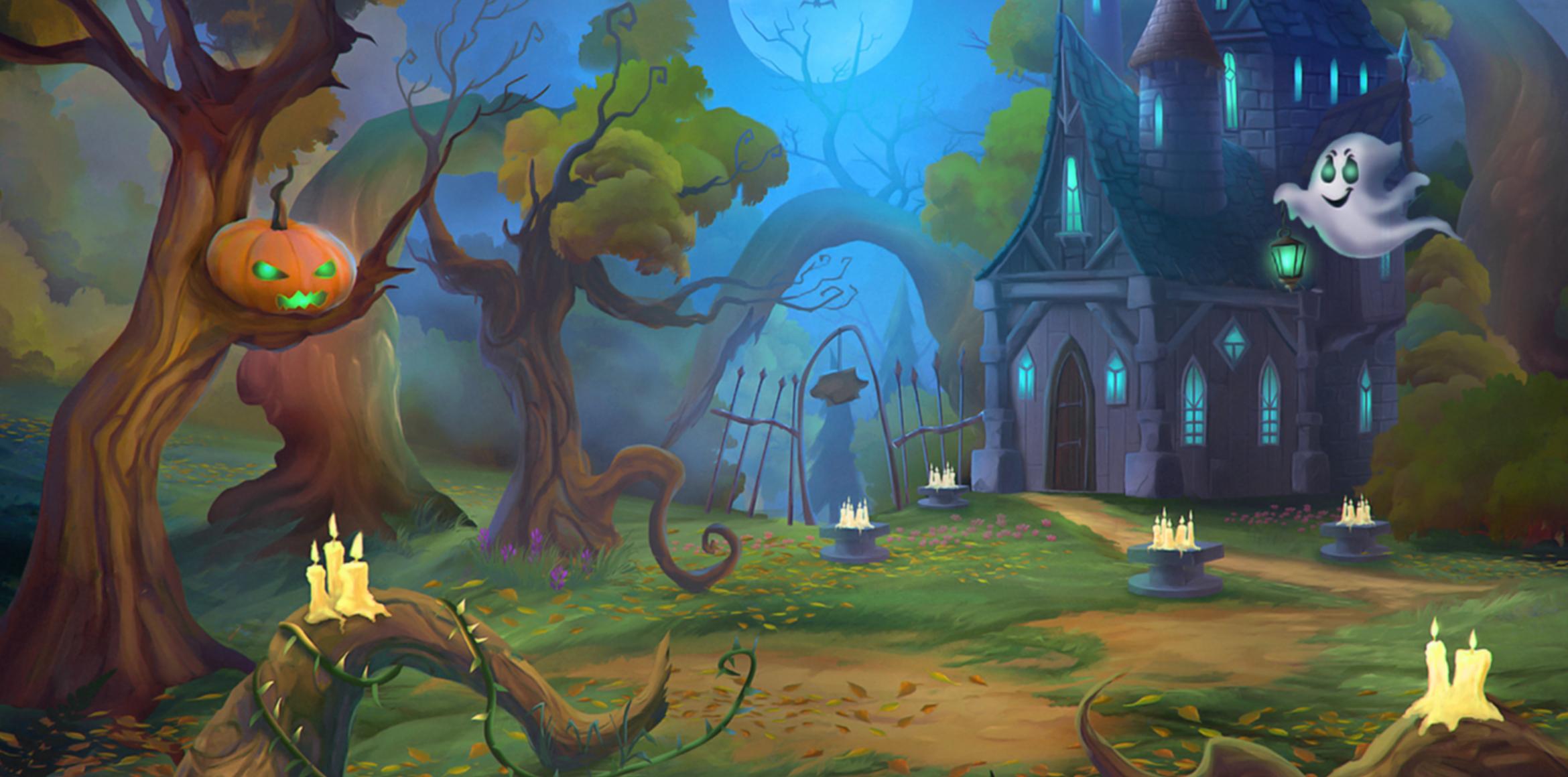 Scary Forest Cartoon